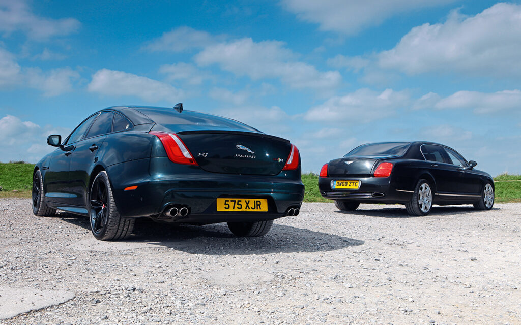 Jaguar XJR (X351) vs Bentley Continental Flying Spur - Prestige ...