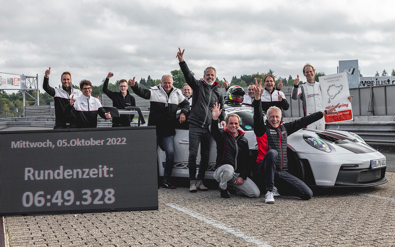 Porsche 911 GT3 RS achieves Nürburgring time of 6:49 minutes - Prestige ...